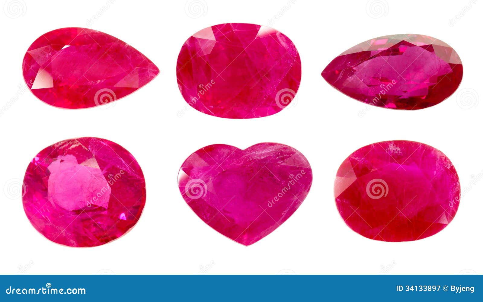 Rode robijn stock afbeelding. Image of voorwerp, karaat - 34133897