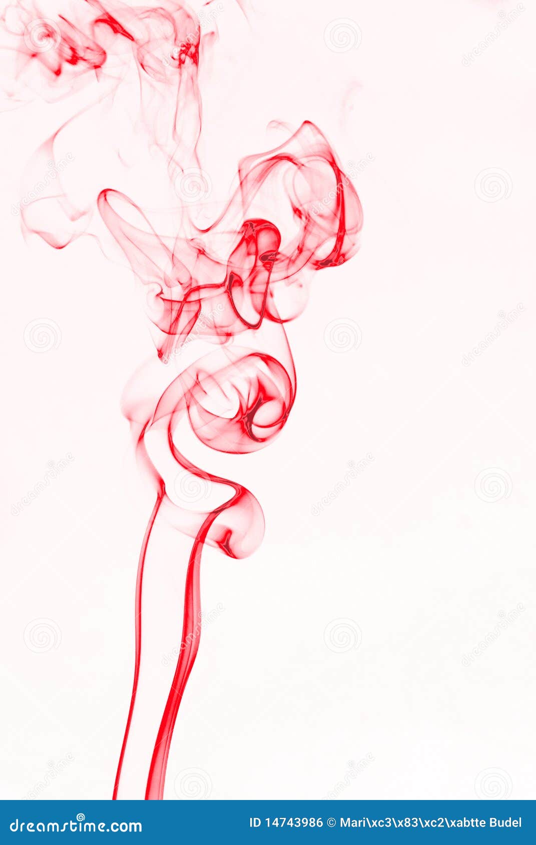 Rode rook stock foto. Image of schoonheid, kromme, begrip - 14743986