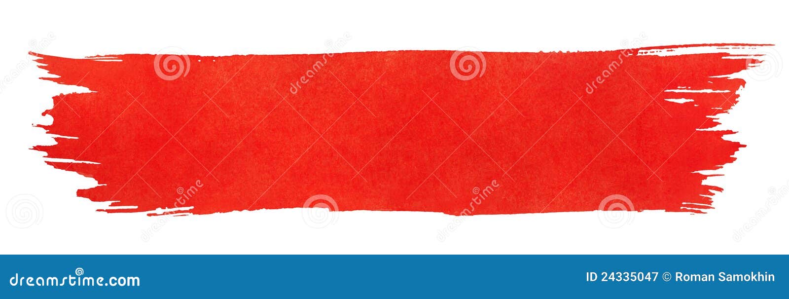 Rode slag van verfborstel stock afbeelding. Illustration of geïsoleerd ...