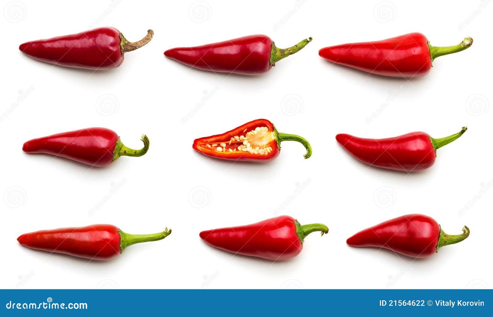 Rode Spaanse peperspeper stock foto. Image of groep, kruiden - 21564622
