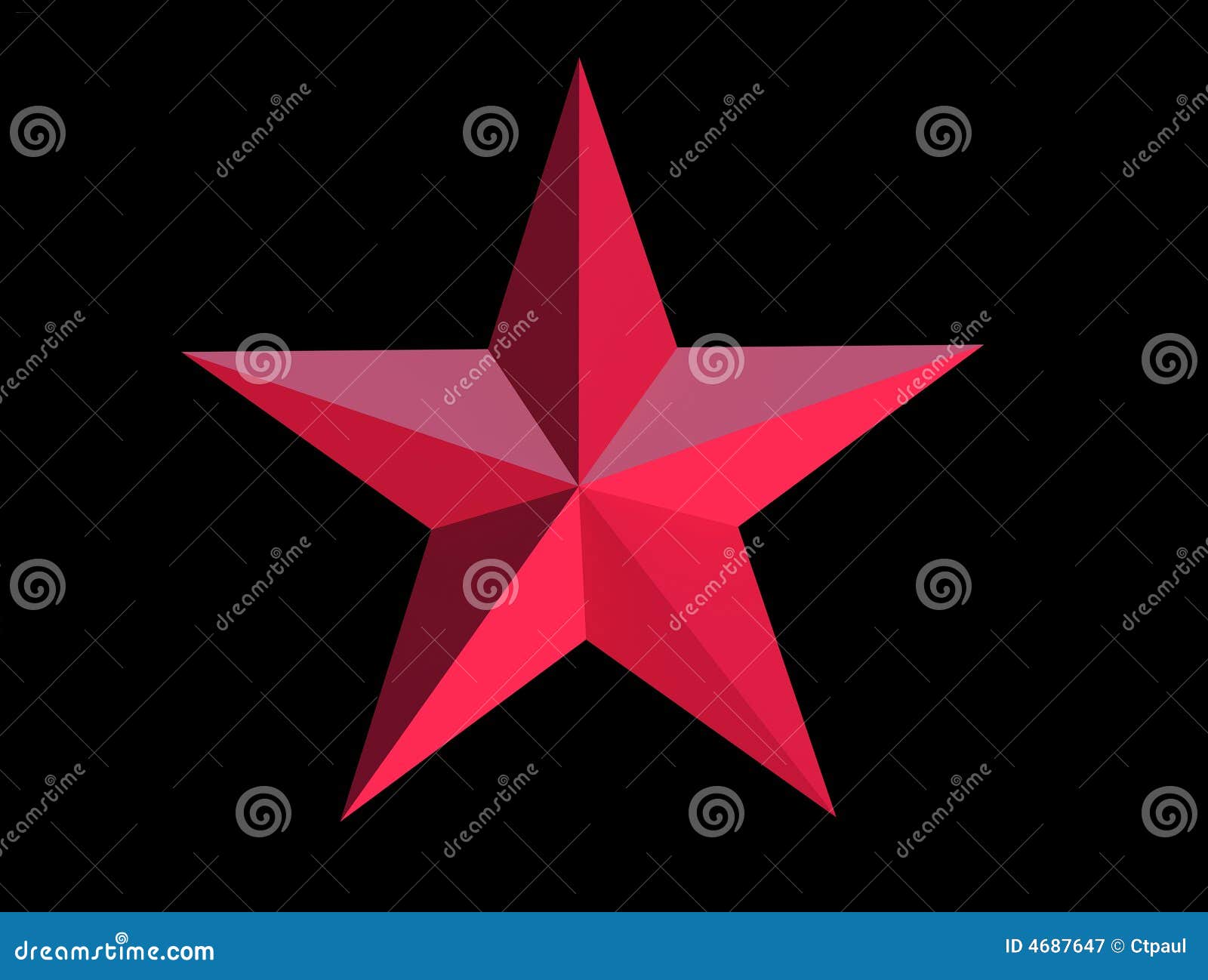 Rode ster stock illustratie. Illustration of kerstmis - 4687647