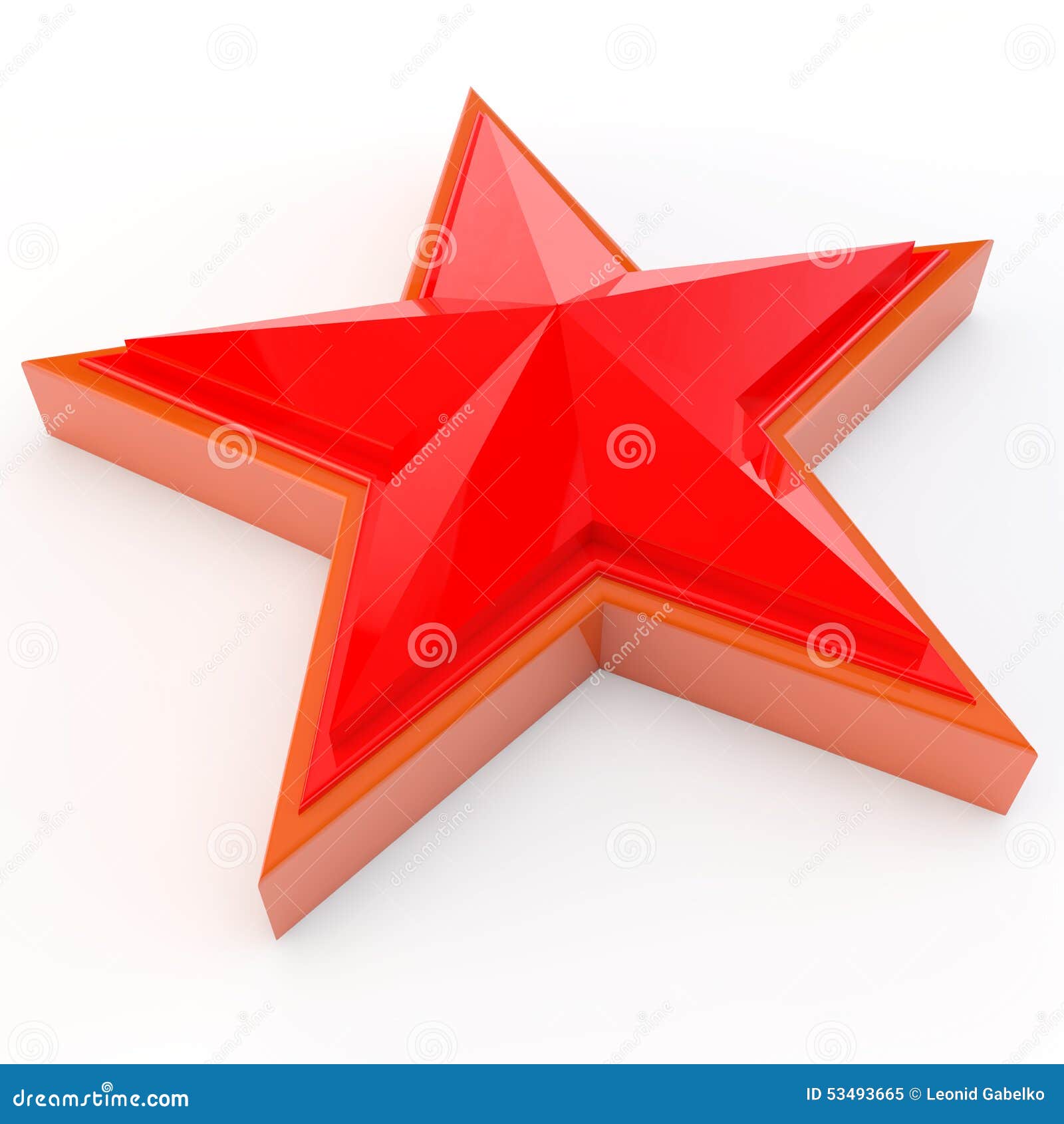 Rode Ster stock illustratie. Illustration of rood, helder - 53493665