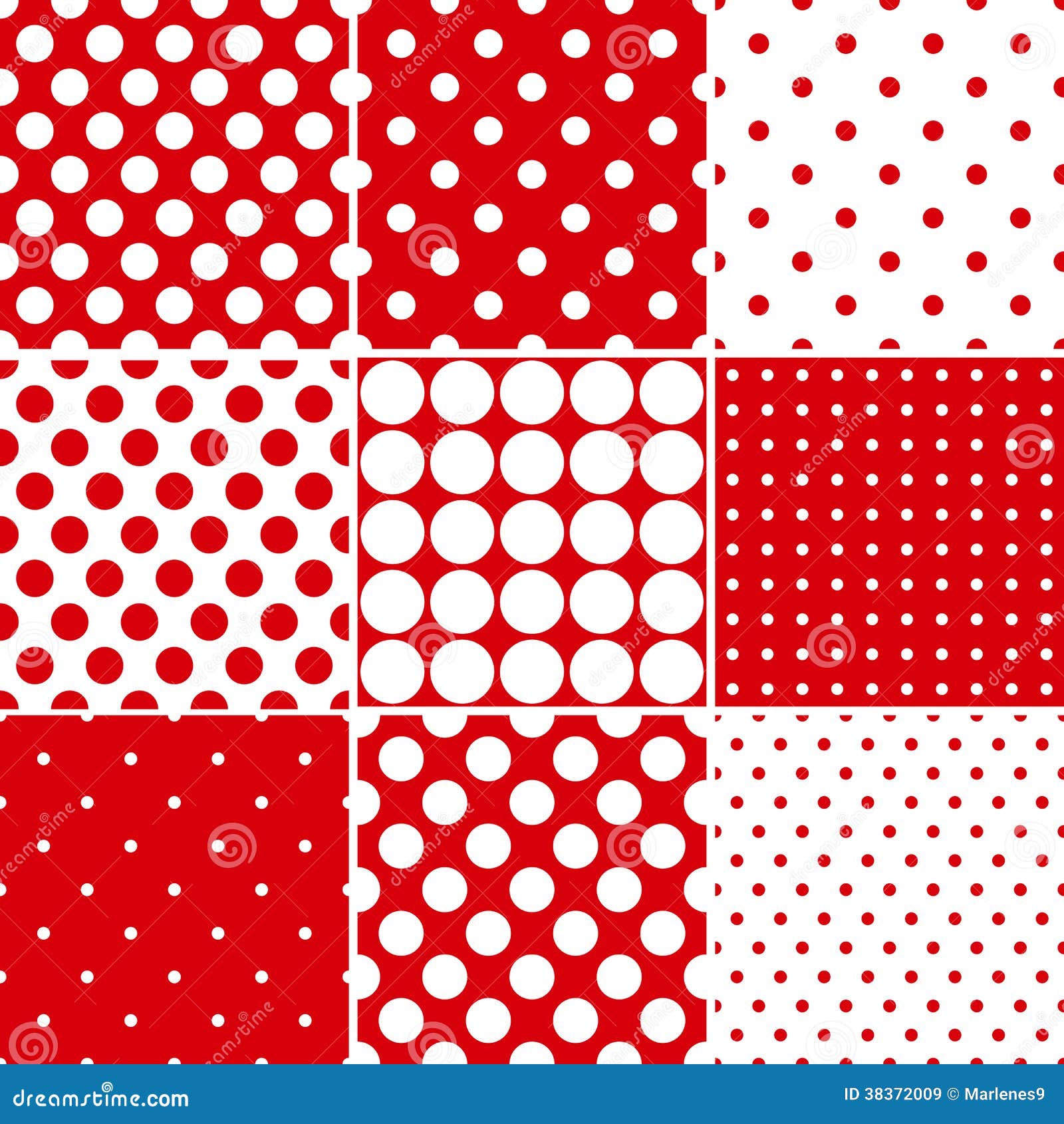 Rode Stip Naadloze Patronen Vector Illustratie - Illustration of vlek ...