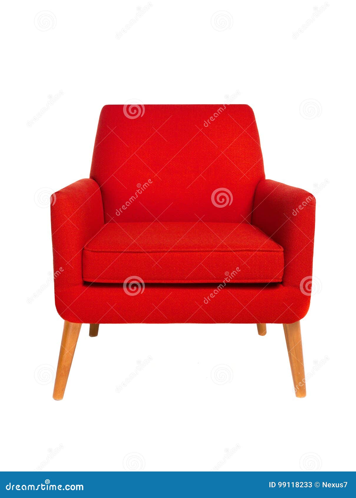 Rode stoel stock afbeelding. Image of meubilair, voorwerp - 99118233