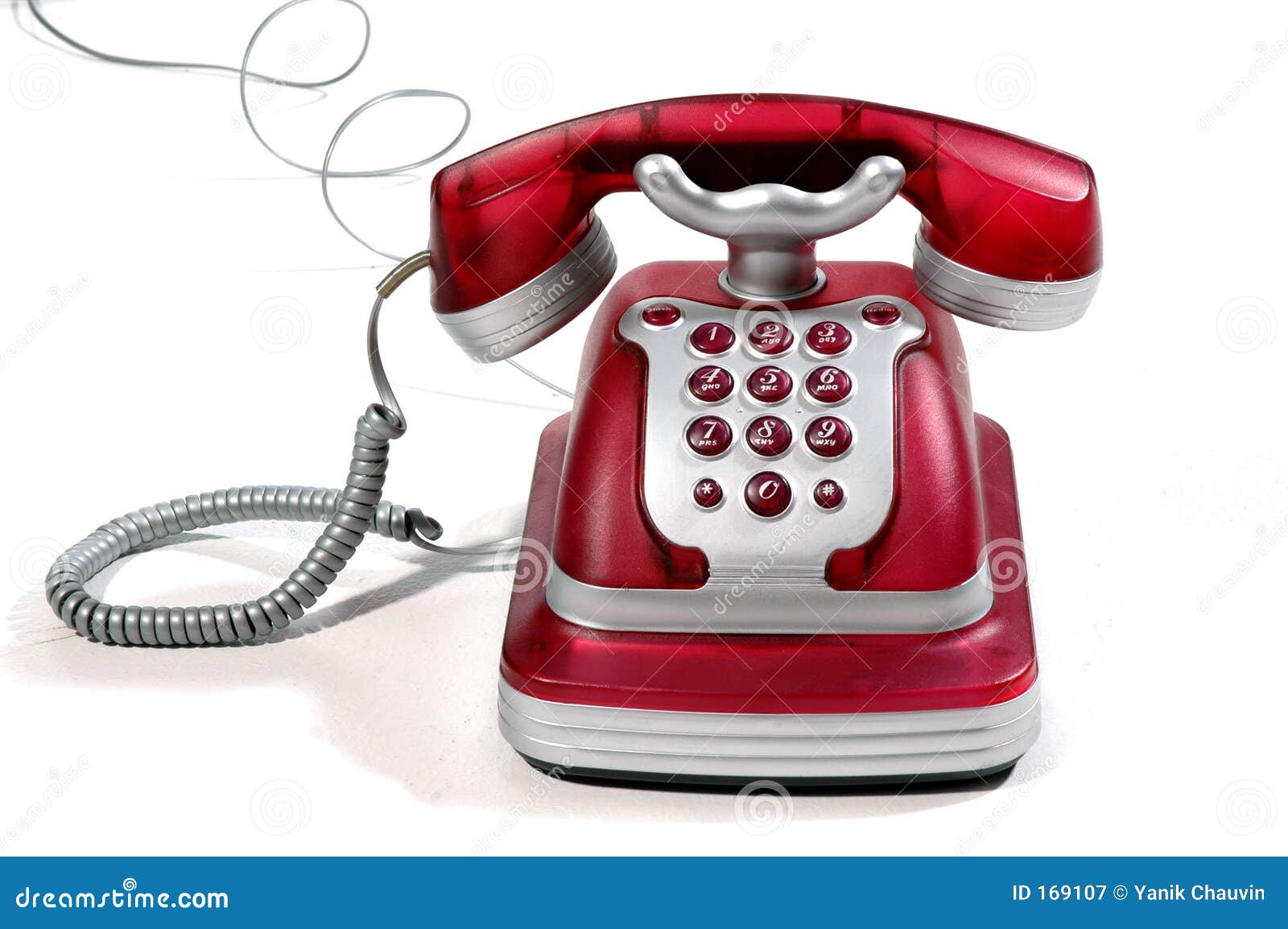 Rode Telefoon 4 stock afbeelding. Image of bespreking, communiceer - 169107