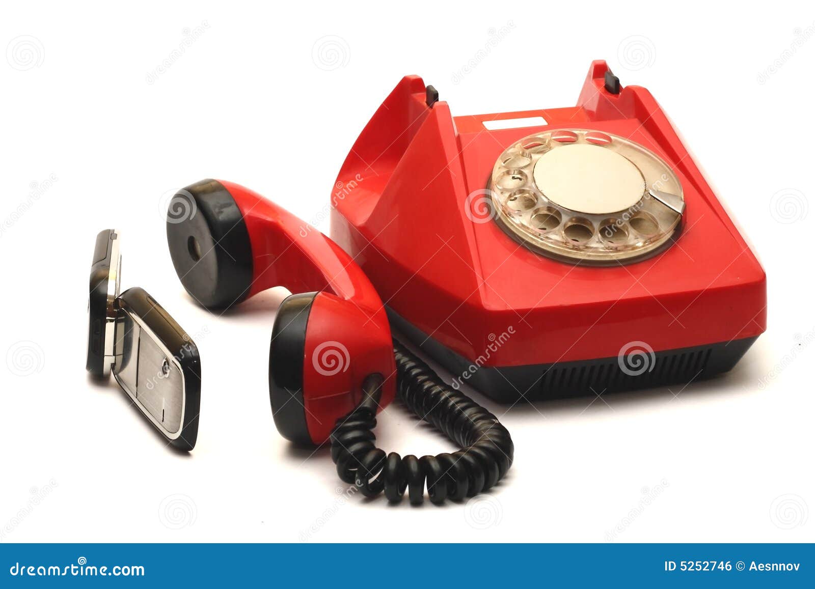 Rode Telefoon Picture. Image: 5252746