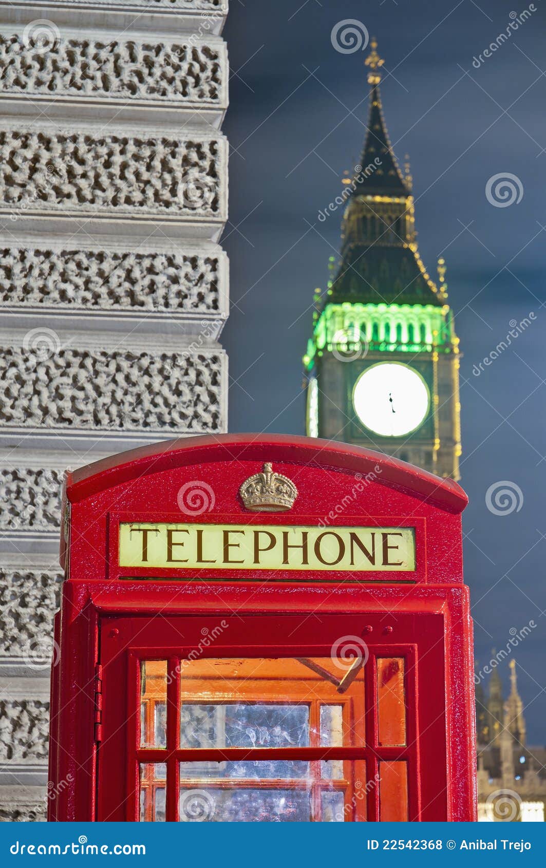 Rode Telefoon in Londen, Engeland Stock Foto - Image of architectuur ...