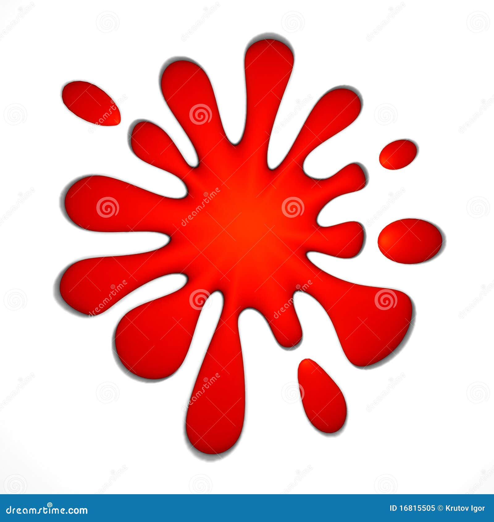 Rode vlek. stock illustratie. Illustratie bestaande uit vuil - 16815505