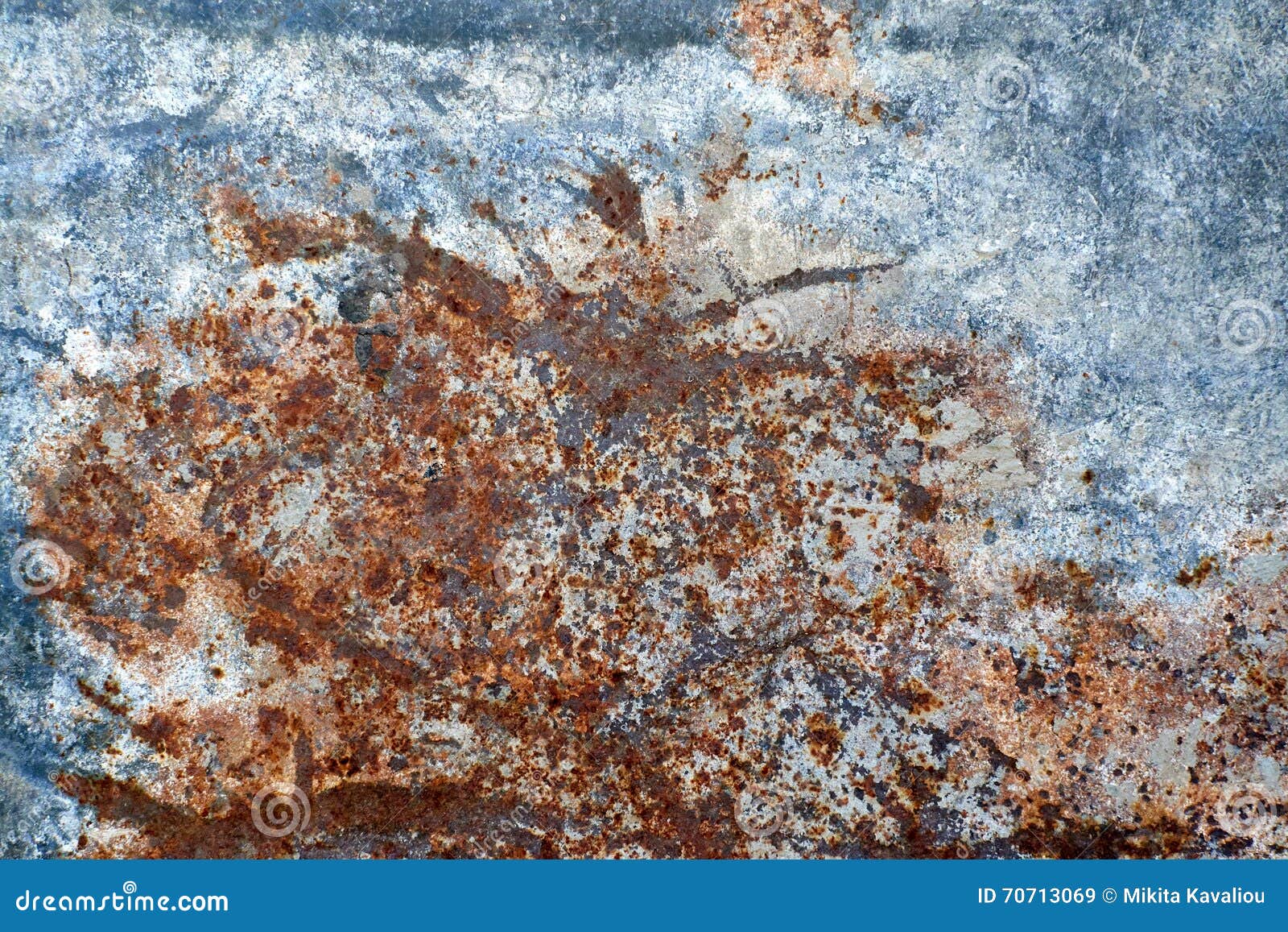 Rode Vlekken Van Roest Op Unpainted Metaal Stock Afbeelding - Image of ...