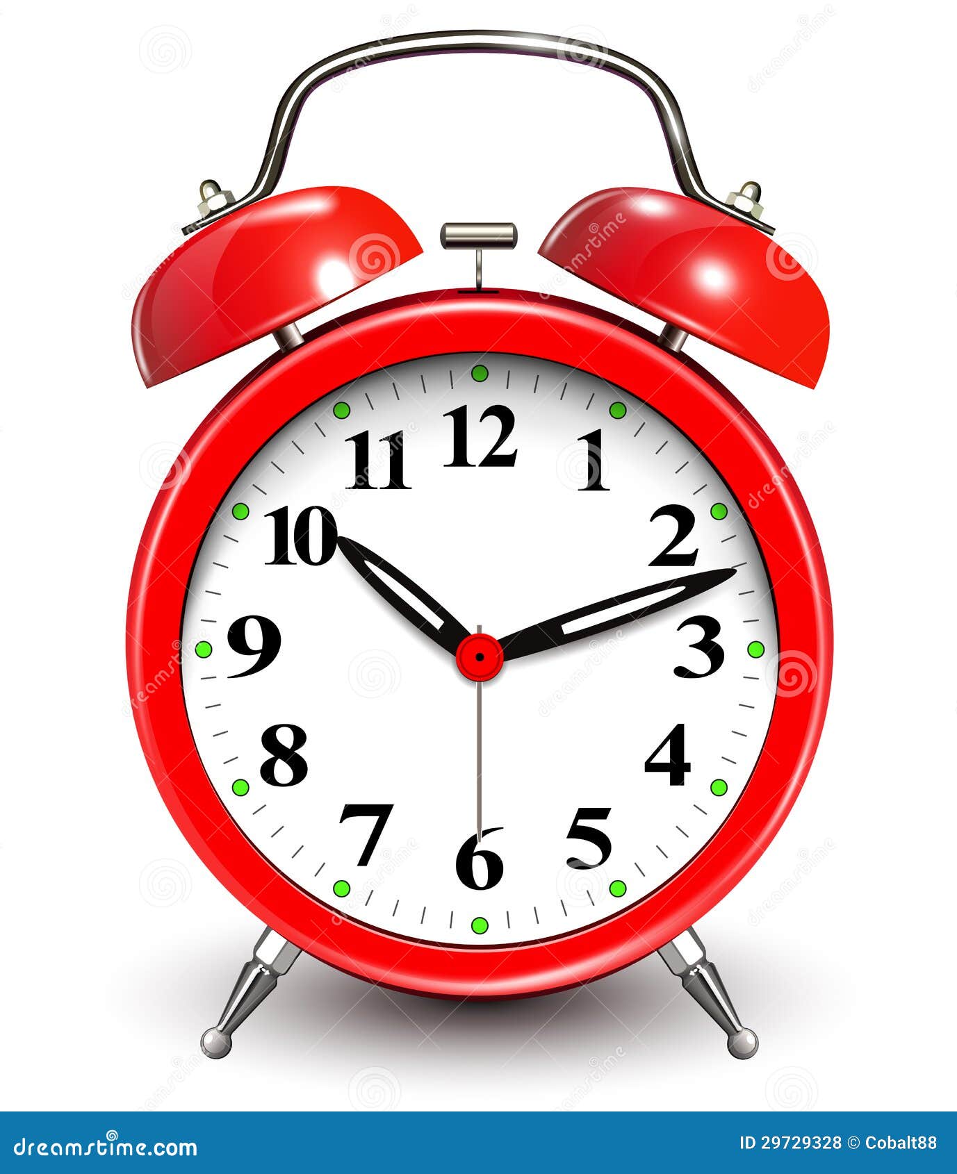 Wekker vector illustratie. Illustration of klok, aantal - 29729328