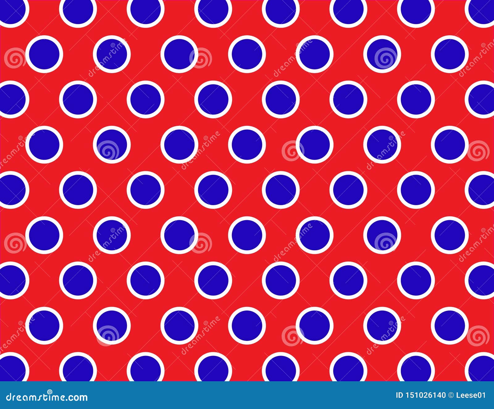 Rode, Witte En Blauwe Stippen Vector Illustratie - Illustration of punt ...