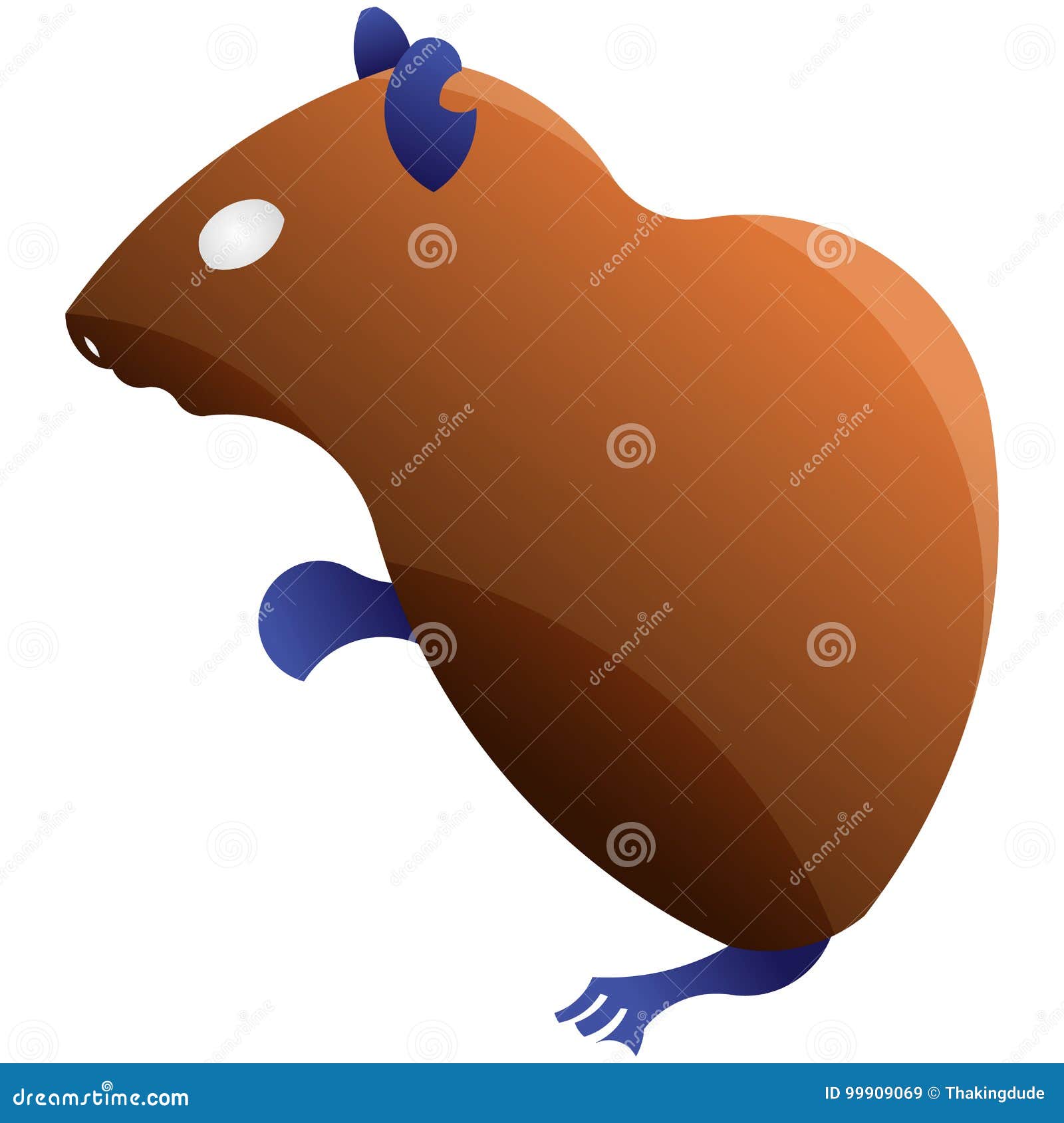 Rodent Animal Logo stock vector. Illustration of icon - 99909069