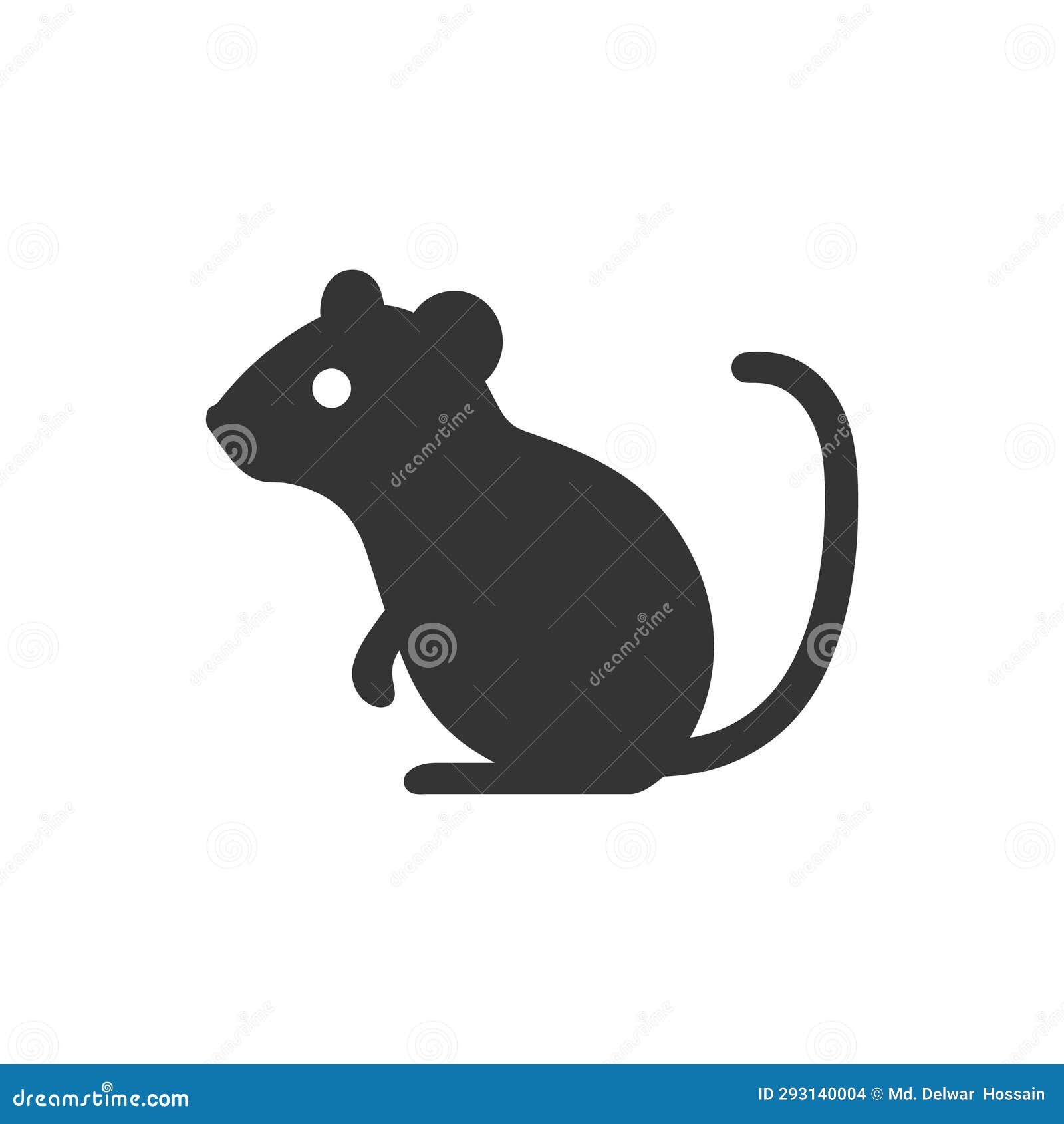 Rodent icon stock vector. Illustration of animal, incisors - 293140004