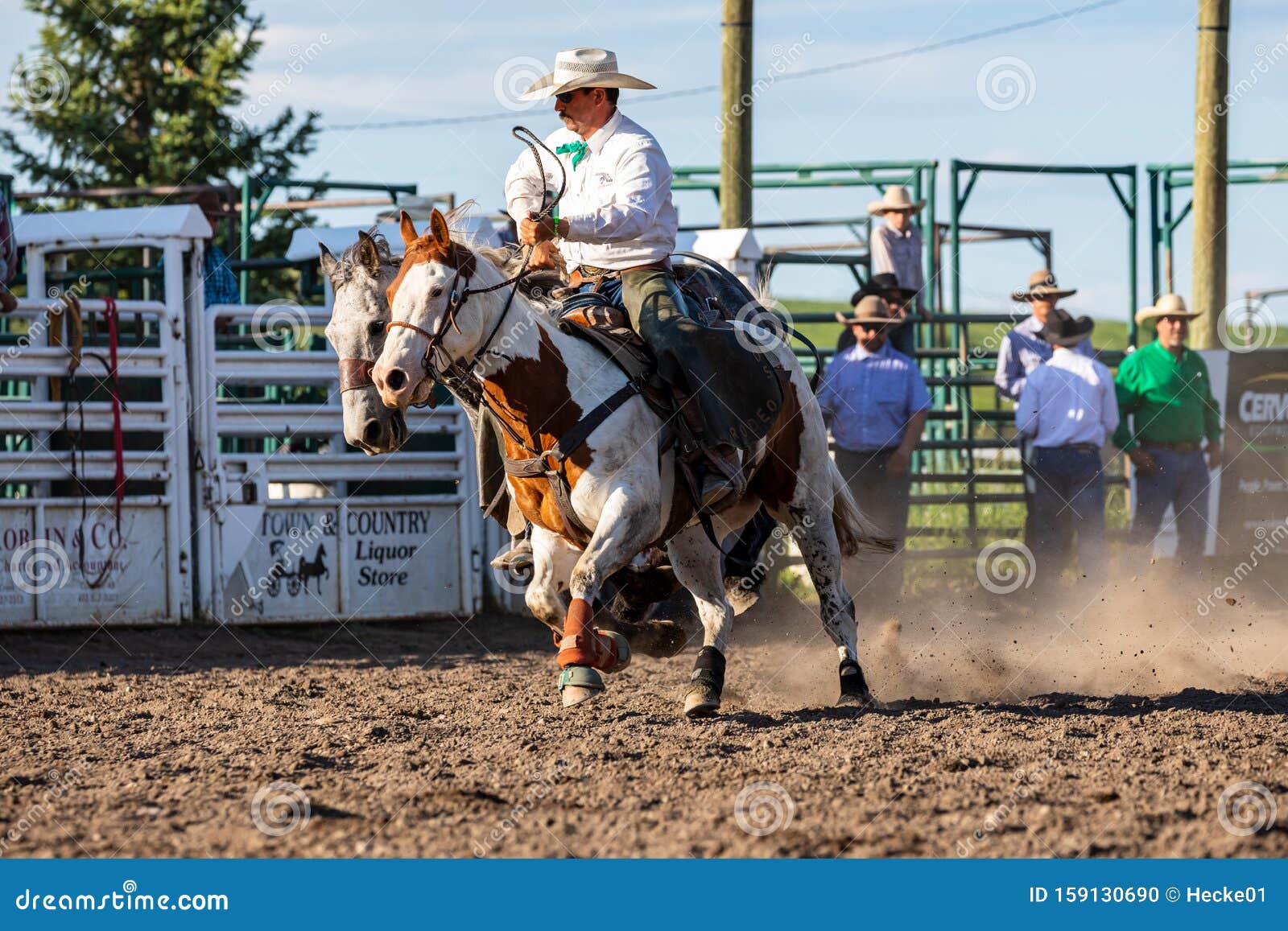 Rodeo and Bronco Riding in Pincher Creek Canada Editorial Image - Image ...