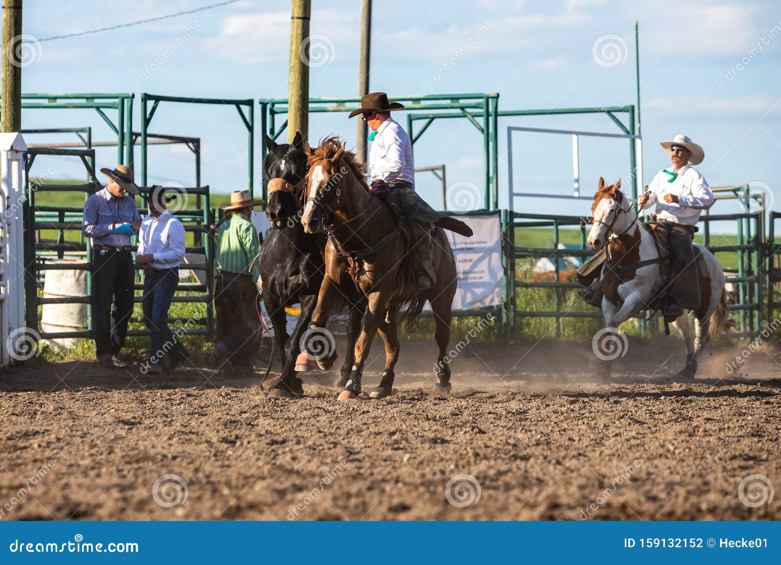 Rodeo and Bronco Riding in Pincher Creek Canada Editorial Photography ...