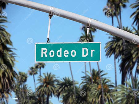 Rodeo Drive Sign stock photo. Image of angeles, drive - 14115594