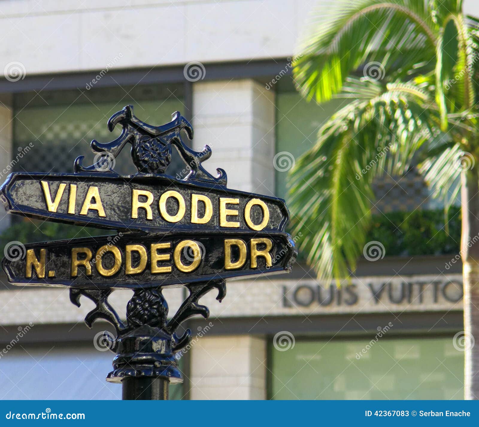 Rodeo Drive editorial stock photo. Image of angeles, landmark - 42367083