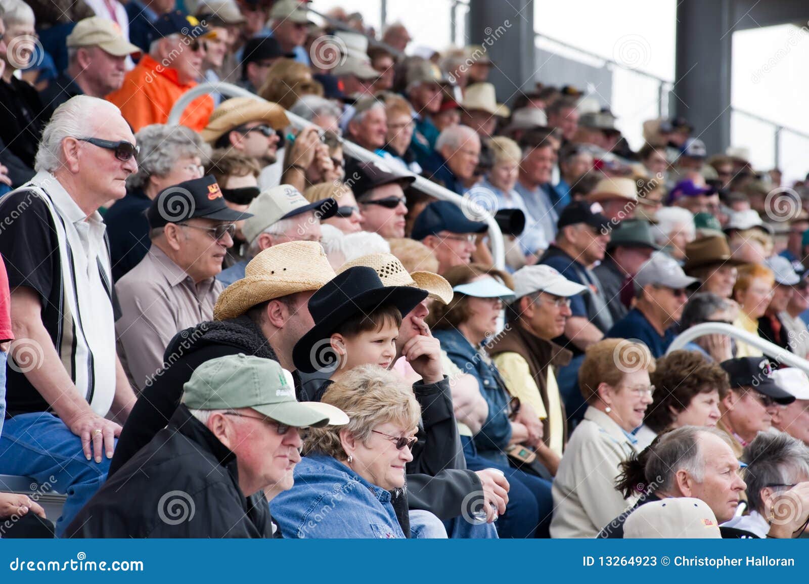 Rodeo fans editorial stock photo. Image of horizontal - 13264923