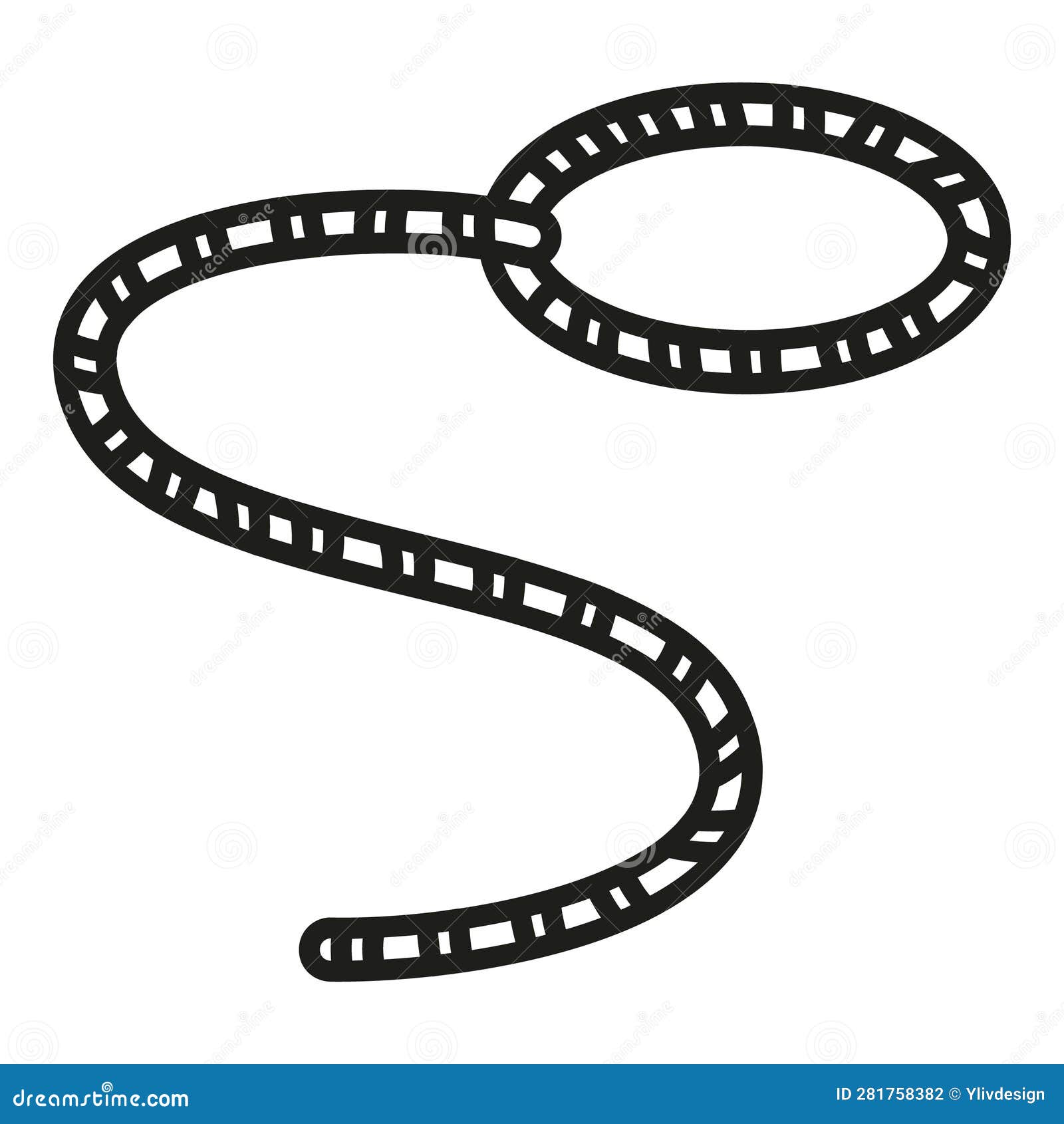 Lasso Circle Frame Vector Illustration | CartoonDealer.com #122584316