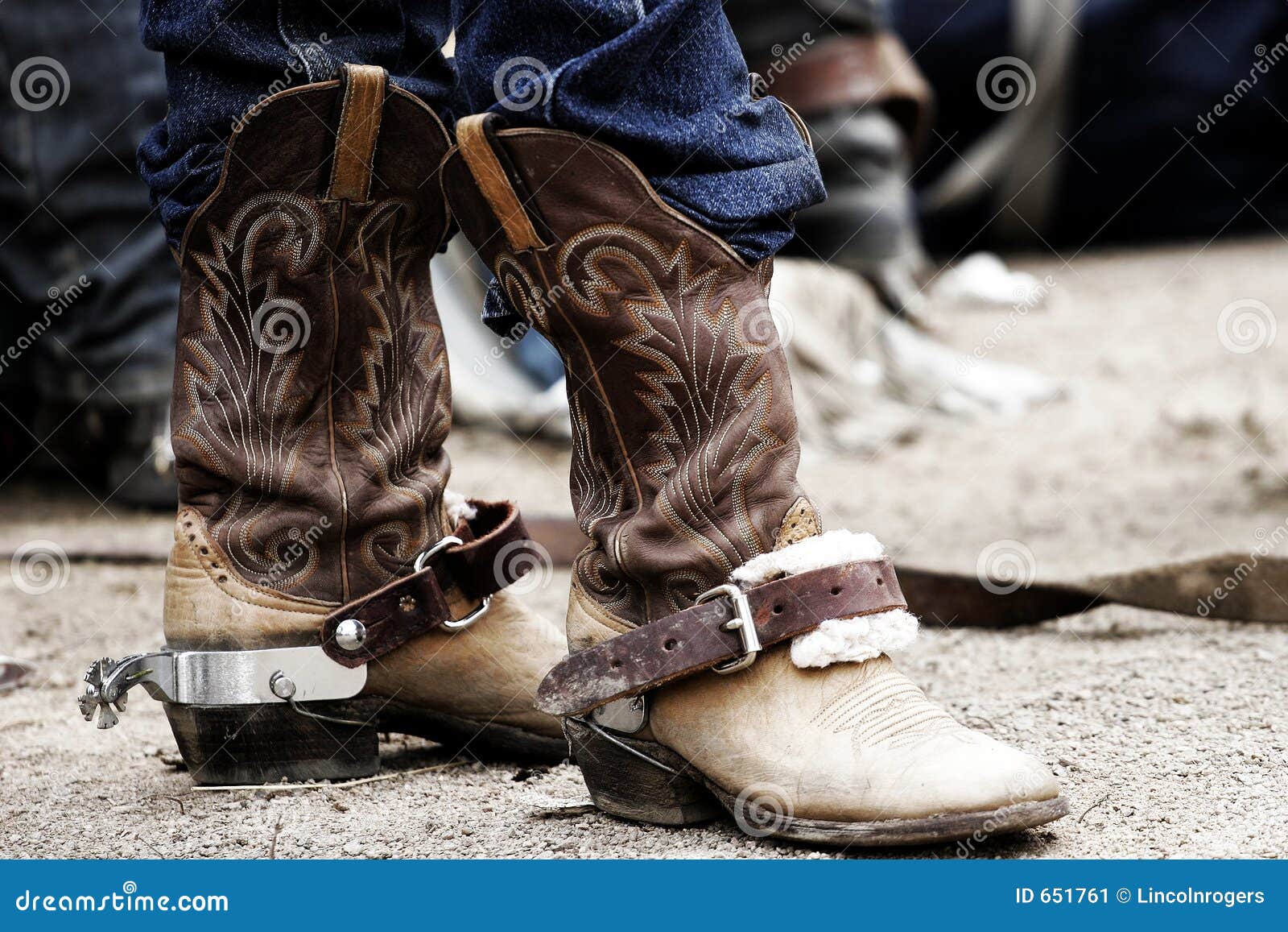 Rodeo Ostrogi Kowbojskie Buty Obraz Stock - Obraz złożonej z sporty ...