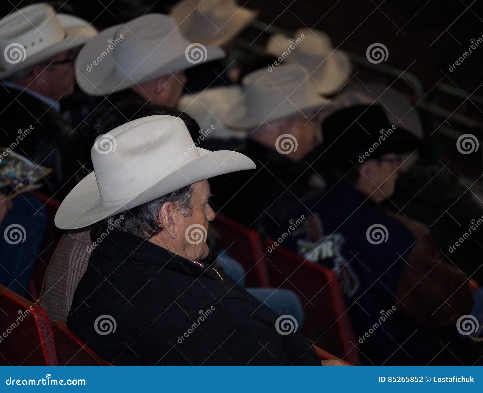 Rodeo Spectators editorial photography. Image of hats - 85265852