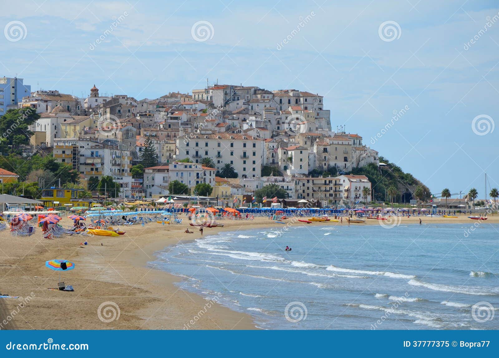 Rodi Garganico town stock image. Image of puglia, beautiful - 37777375