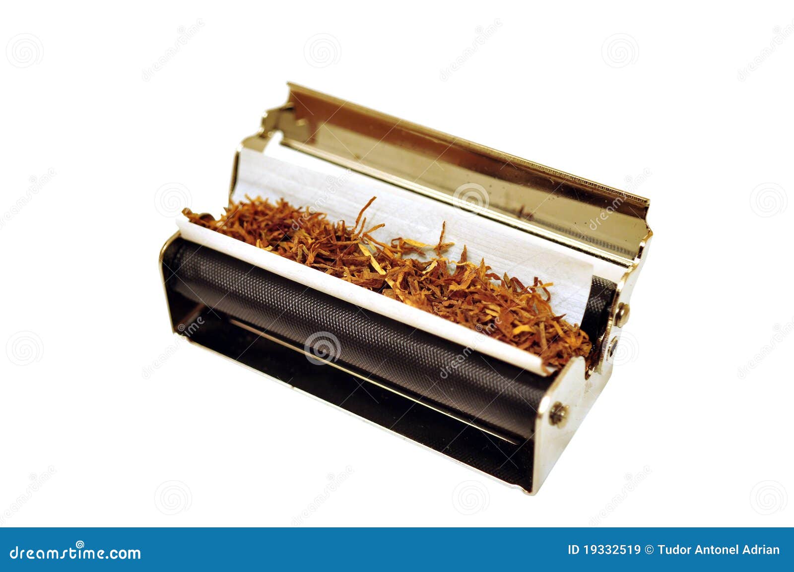 Rodillo del cigarrillo imagen de archivo. Imagen de apego - 19332519