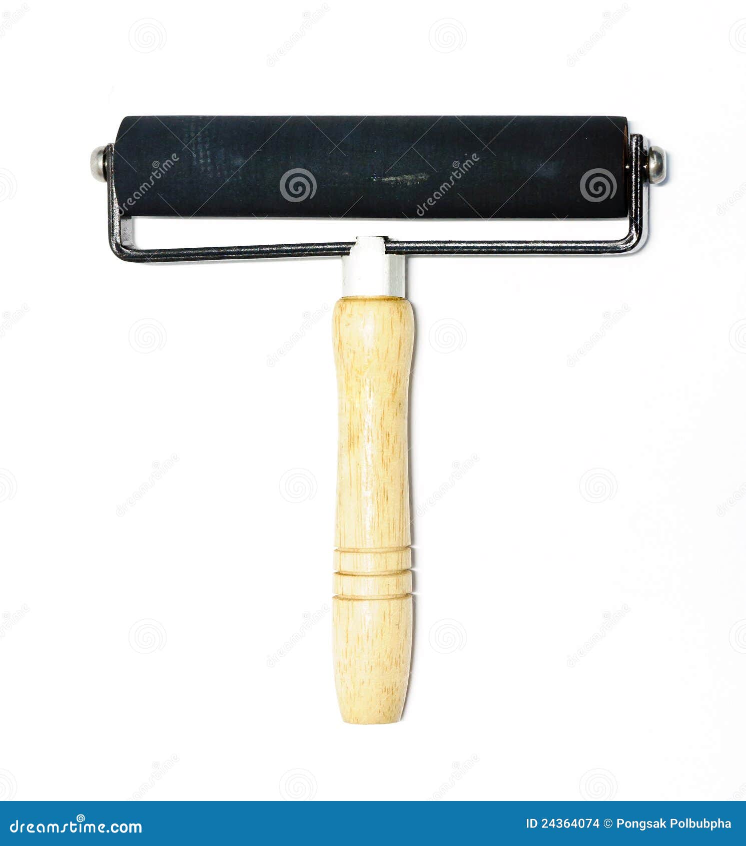 Rodillo negro foto de archivo. Imagen de arte, redecorar - 24364074