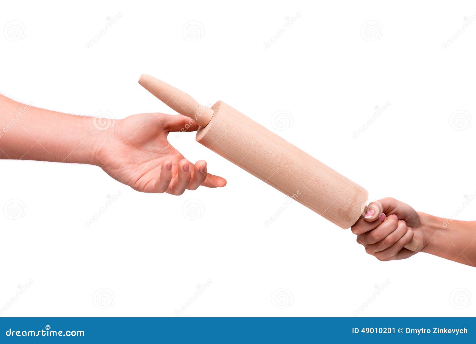 Rodillo Que Pasa Entre Las Manos Imagen de archivo - Imagen de palma ...