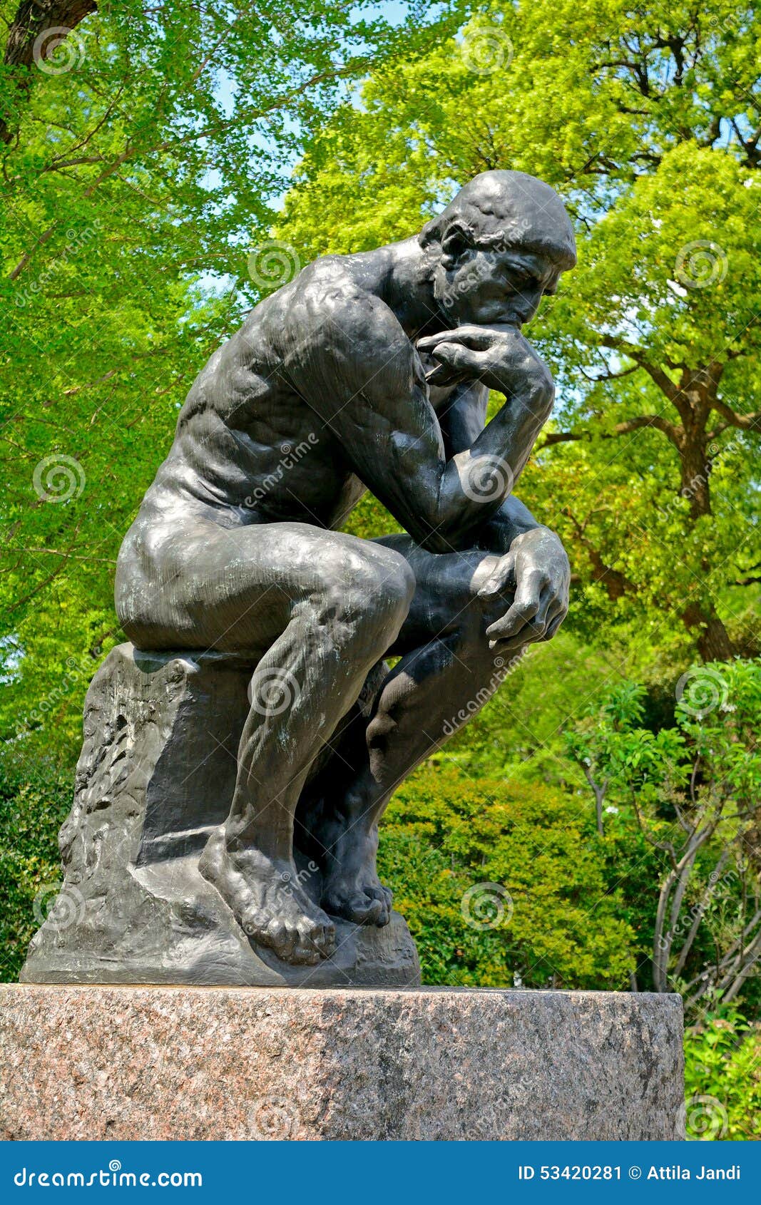 Rodin : Le Penseur, Tokyo, Japon Photo éditorial - Image du extérieur ...