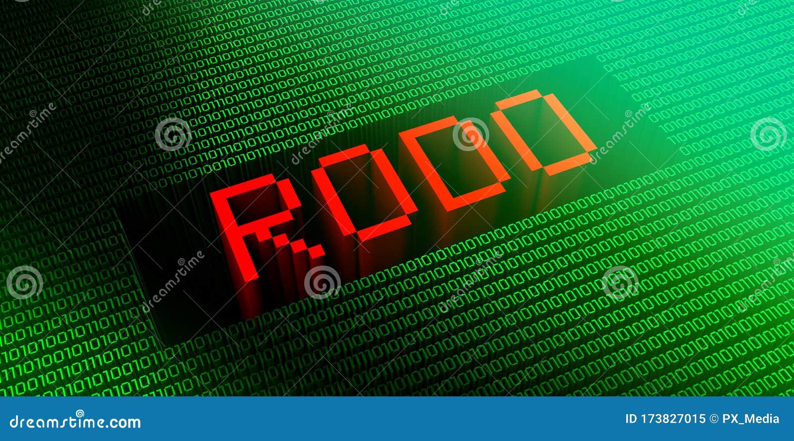 RODO - binary code concept stock illustration. Illustration of data ...