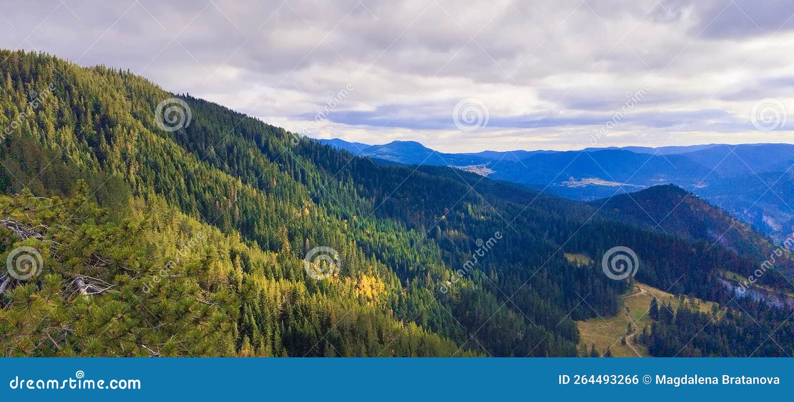 Rodopa Mountain Relax stock photo. Image of valley, hill - 264493266