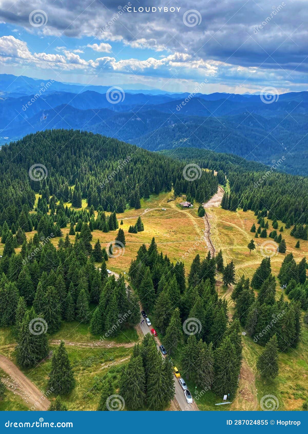 Rodopi mountain stock image. Image of clouds, rodopi - 287024855