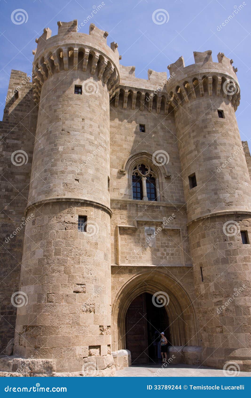 Rodos castle stock photo. Image of island, greece, rodos - 33789244