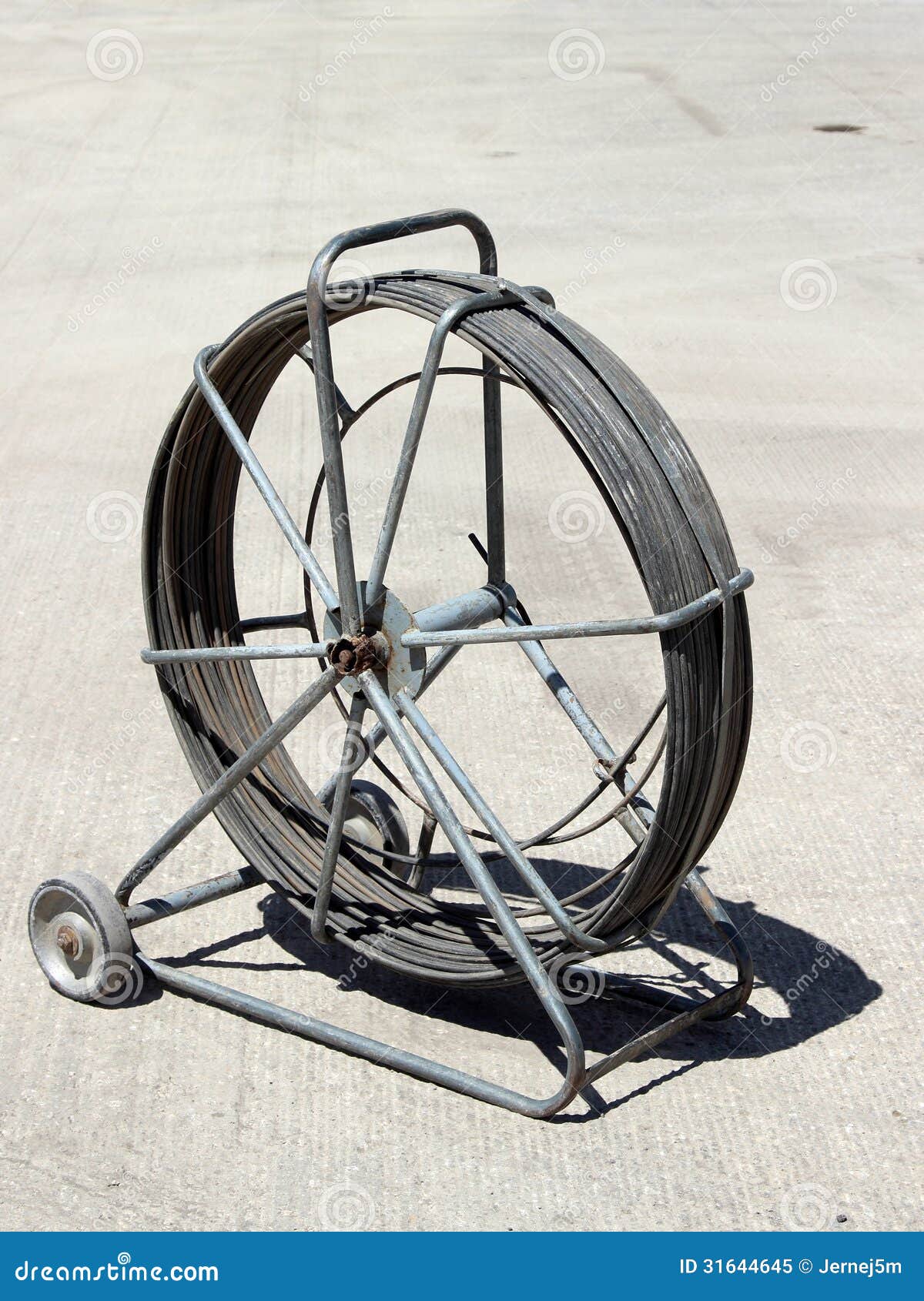 Rods for Cable Installation Stock Image - Image of hardhat ...