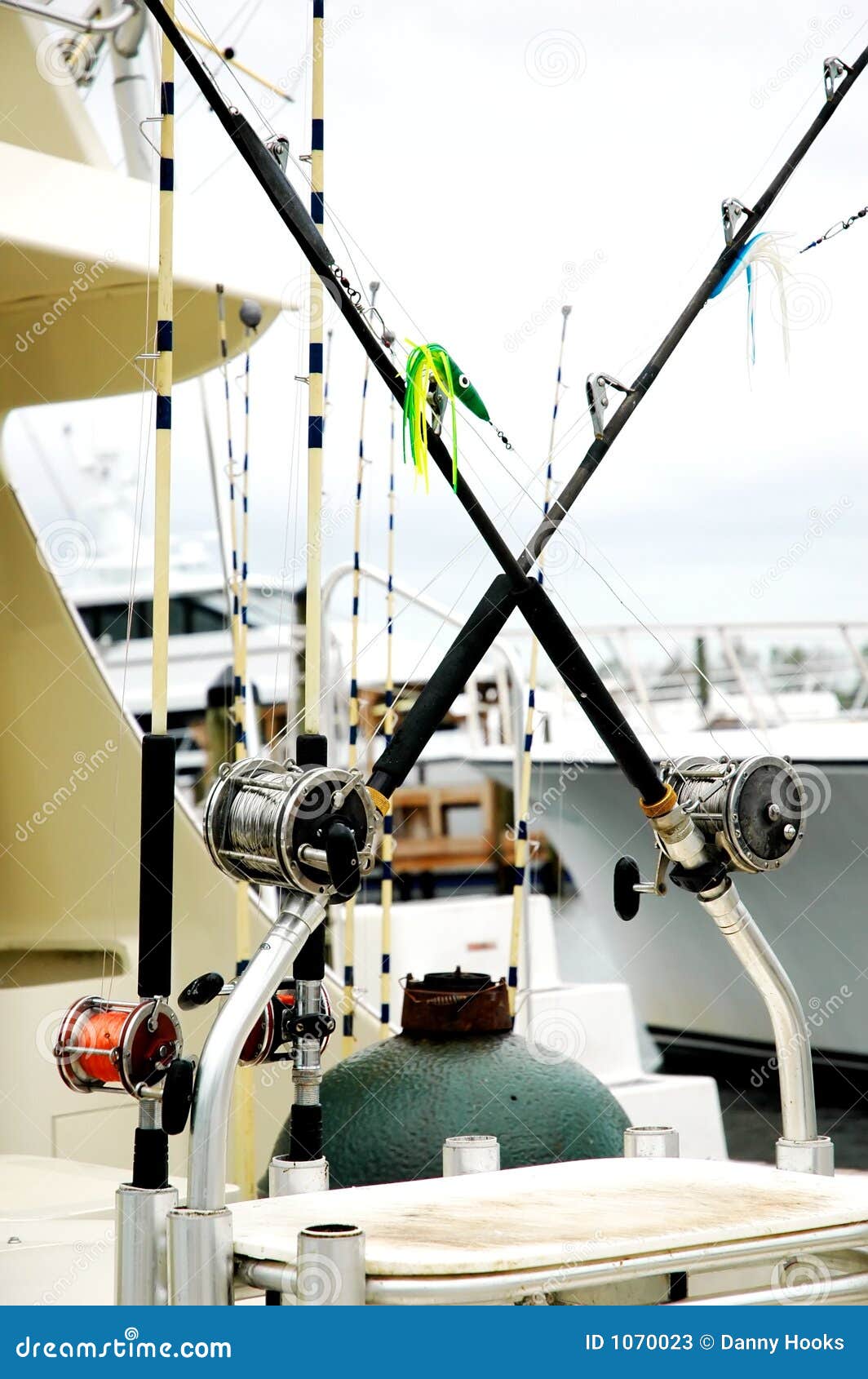 Rods and Reels 3 stock image. Image of rods, trolling - 1070023