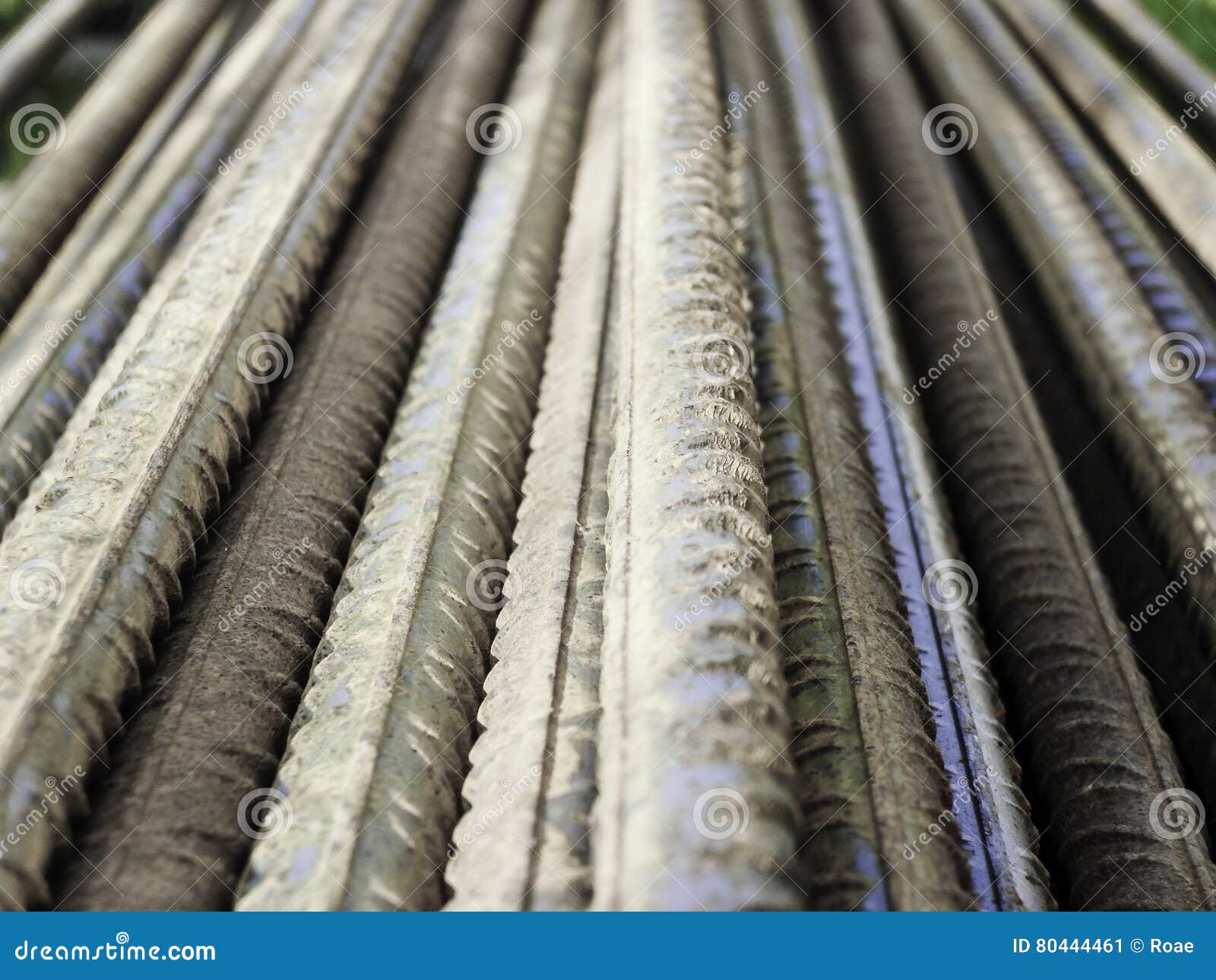 Rods of reinforcing steel stock image. Image of engineering - 80444461