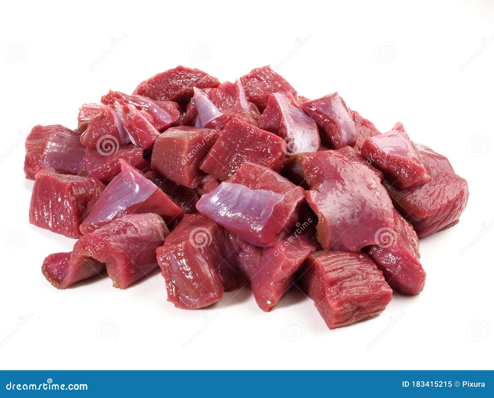 Roe Deer Ragout - Wild Game Meat Stock Image - Image of animal, bright ...