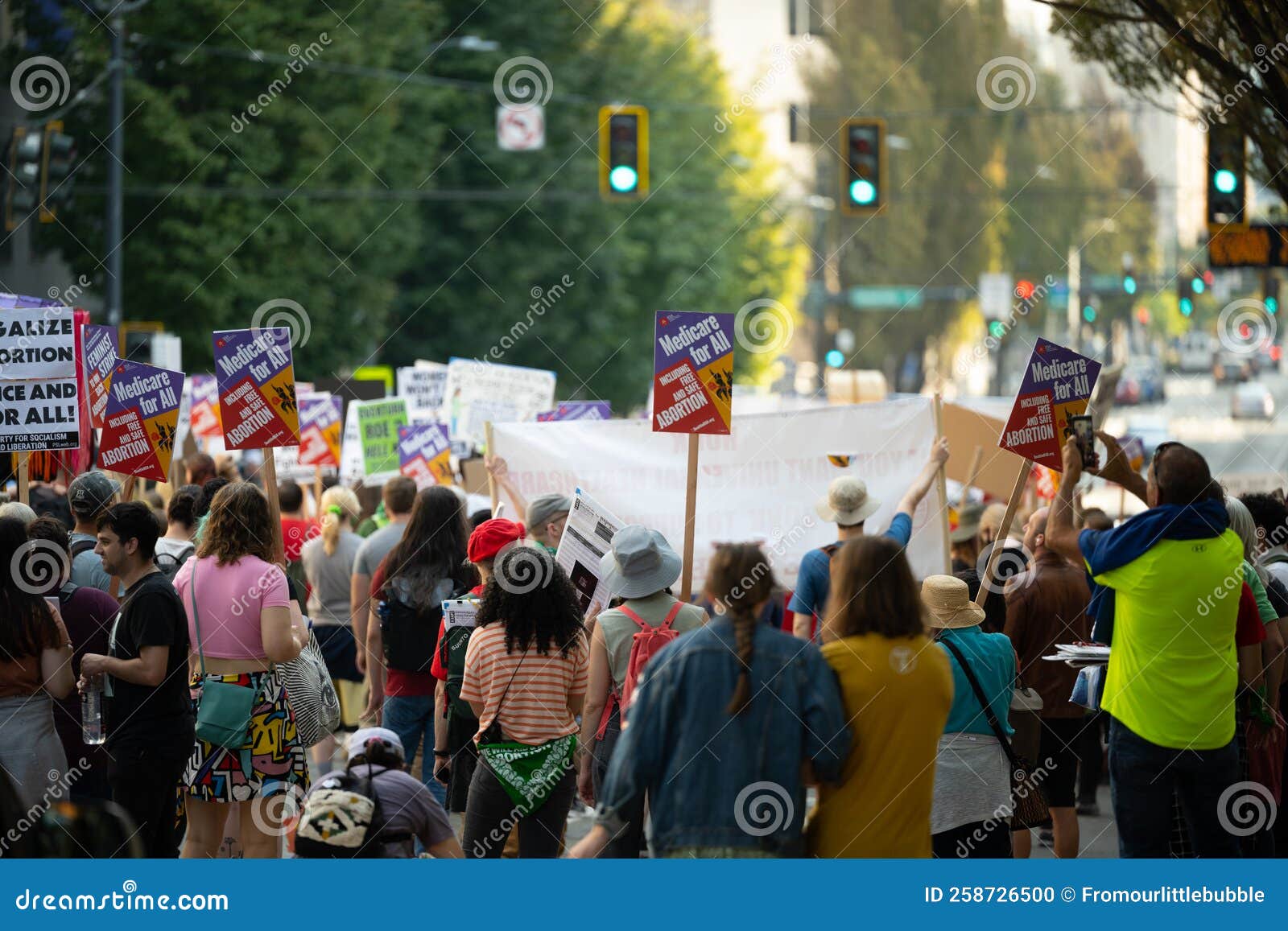 Roe V Wade Women S Day Protest In Seattle Washington On October 8