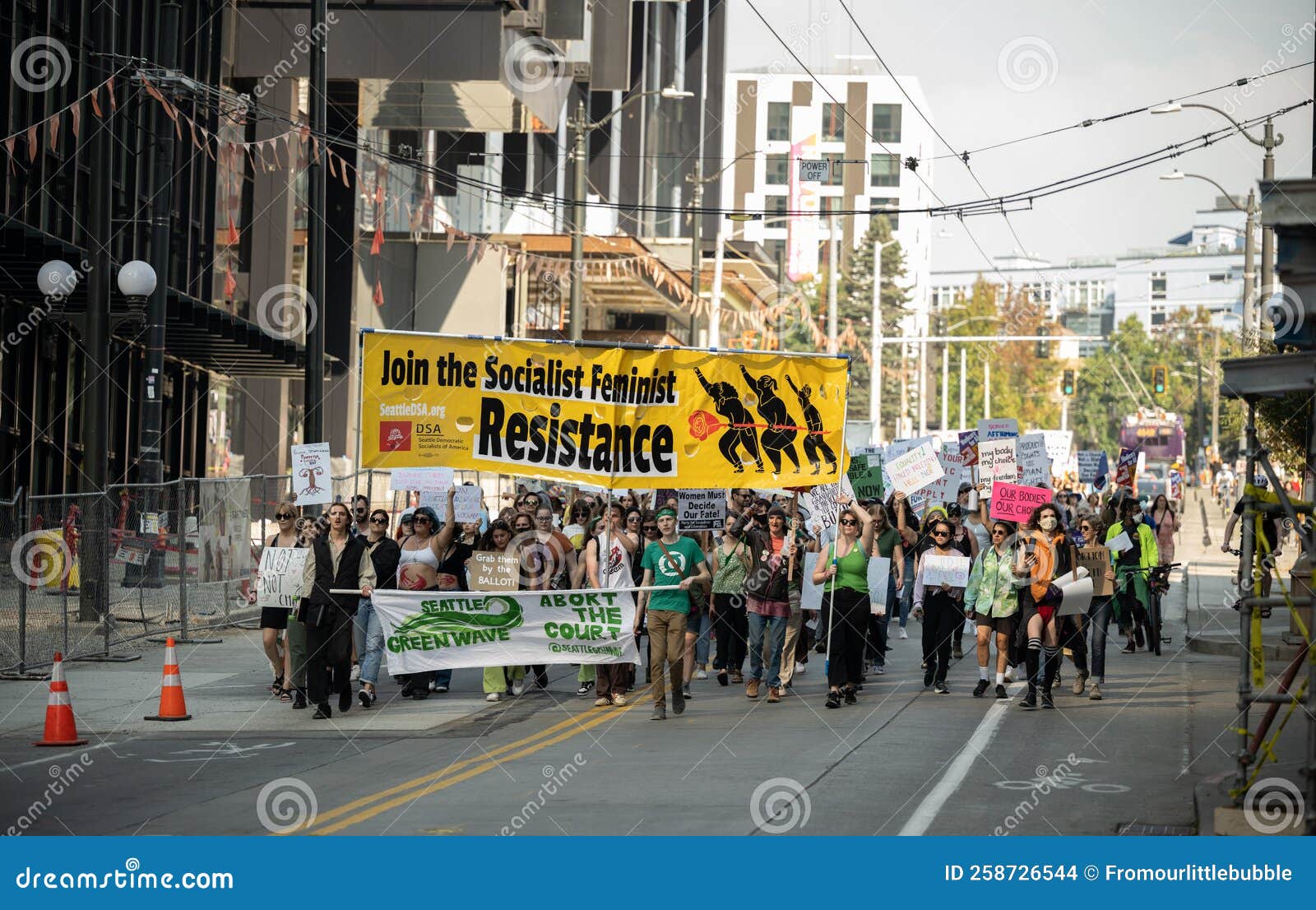 Roe V Wade Women S Day Protest In Seattle Washington On October 8
