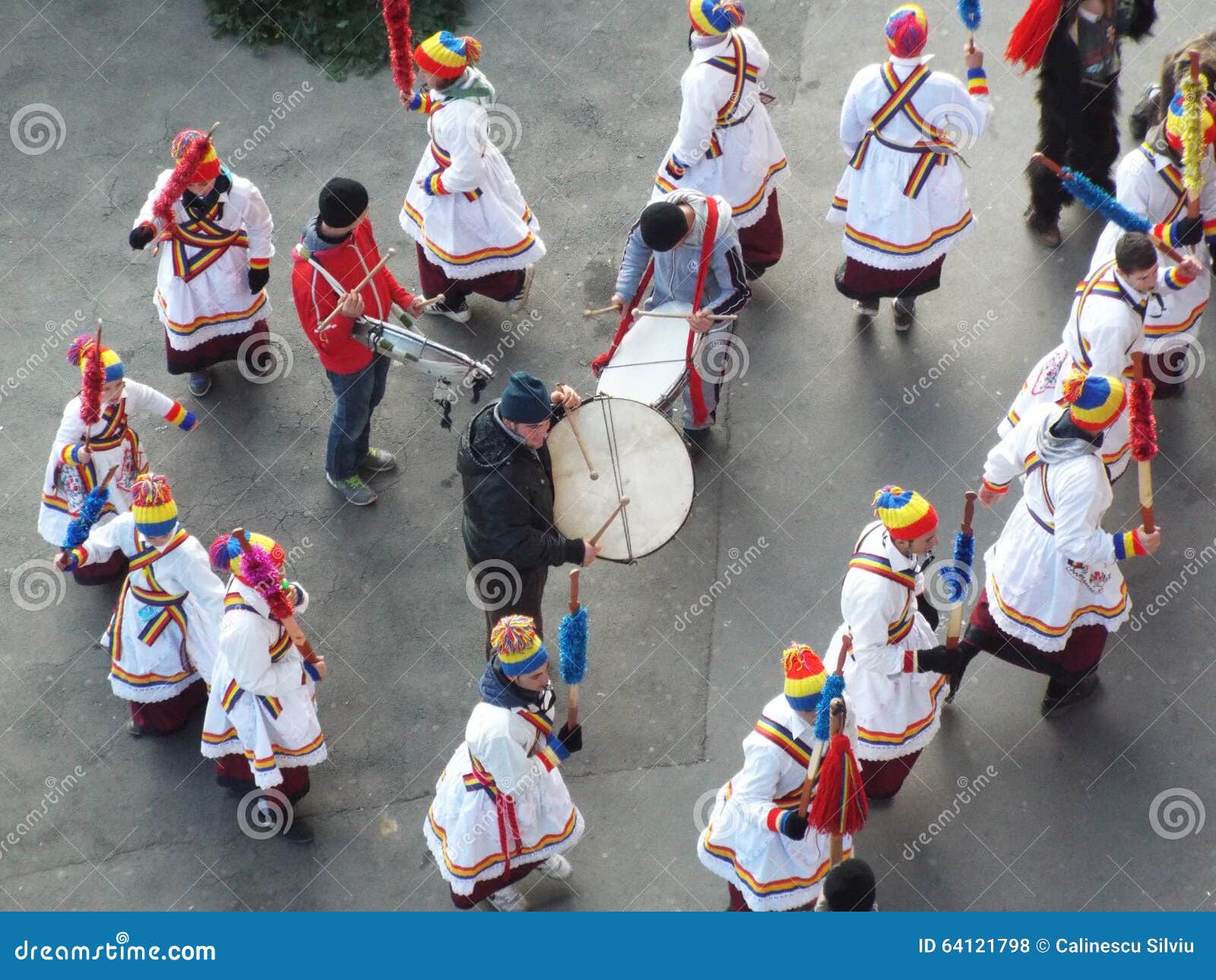 Roemeense Tradities Op De Straat Van Boekarest Redactionele Stock Foto ...