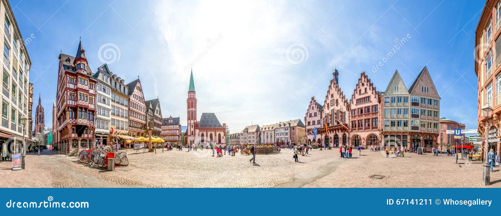 Roemer, Frankfurt Panorama editorial photo. Image of roemerberg - 67141211