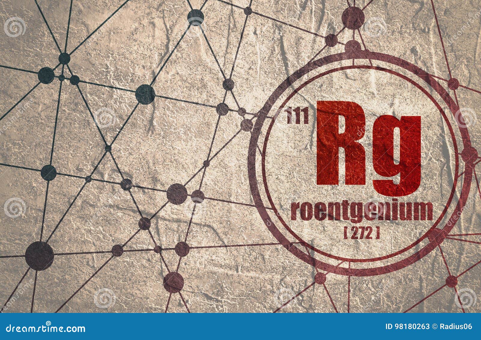 Roentgenium Chemical Element. Stock Illustration - Illustration of ...