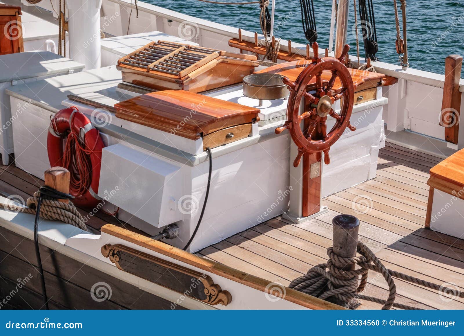 Roer Van Een Oude Varende Boot Stock Foto - Image of zeilen, kopenhagen ...