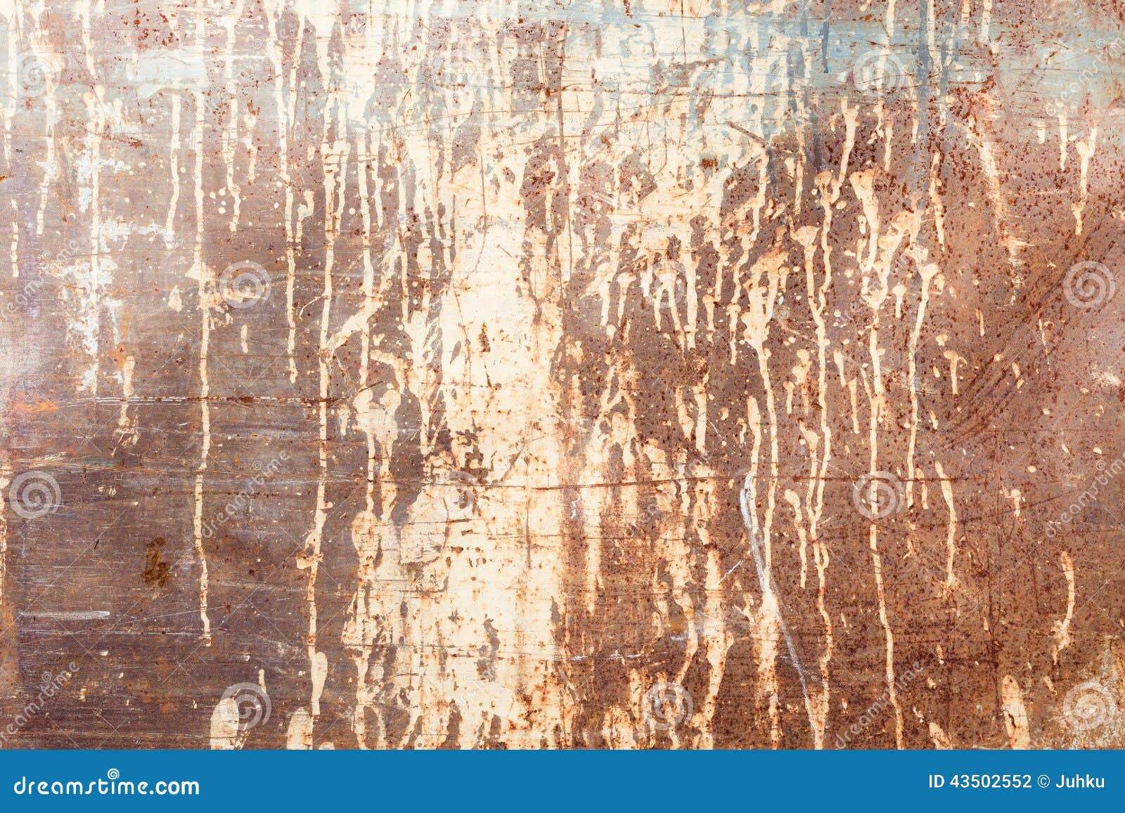 Roestige Textuur Met Druipende Verf Stock Foto - Image of samenvatting ...