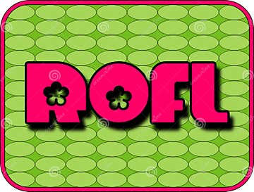 ROFL stock vector. Illustration of oval, humor, rofl - 13378118