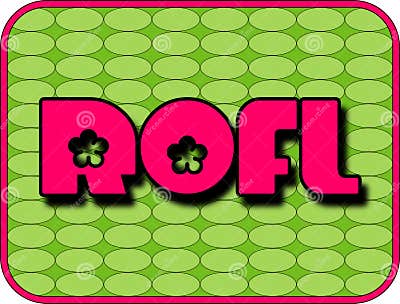 ROFL stock vector. Illustration of oval, humor, rofl - 13378118