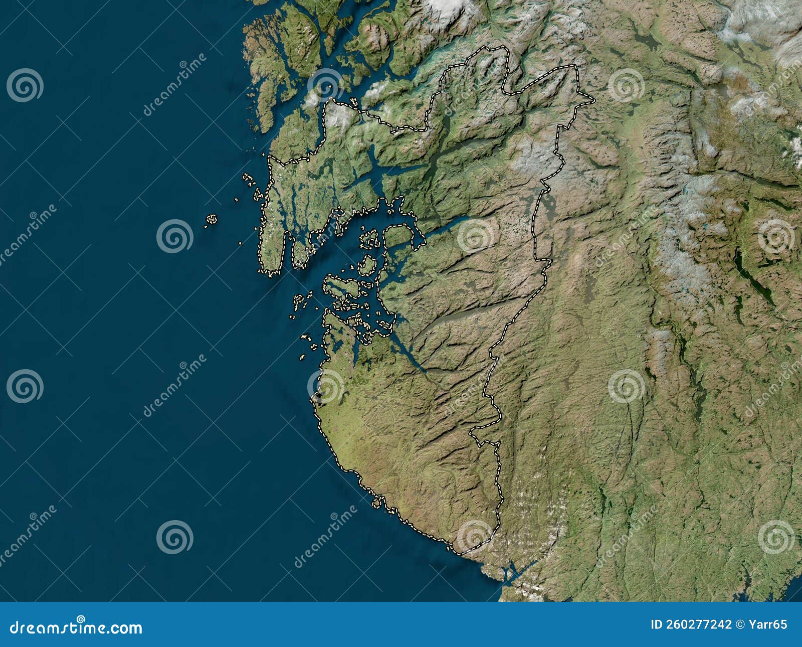 Rogaland, Norway. High-res Satellite. No Legend Stock Photo - Image of ...