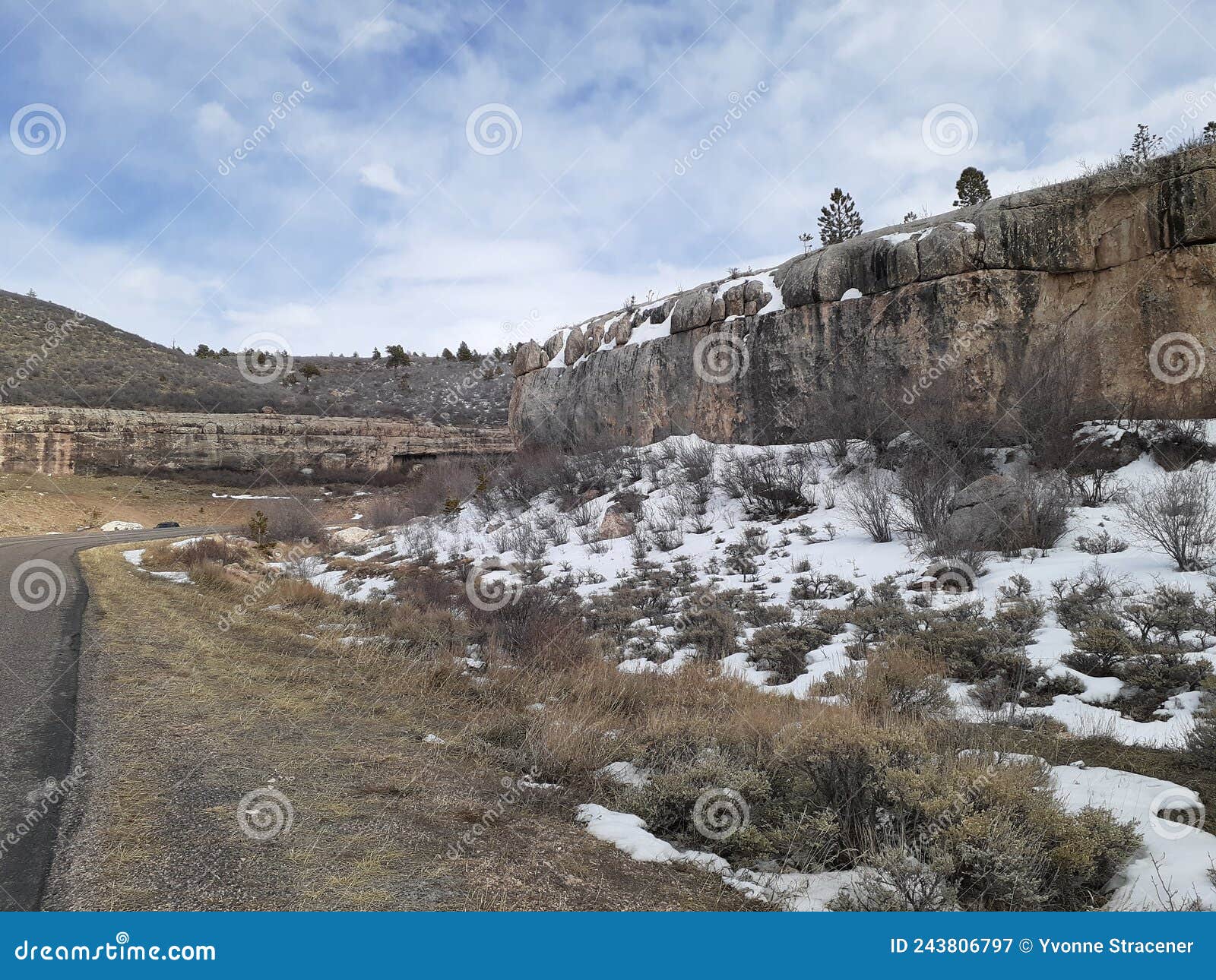 Roger Canyon Laramie, Wy stock image. Image of formation - 243806797