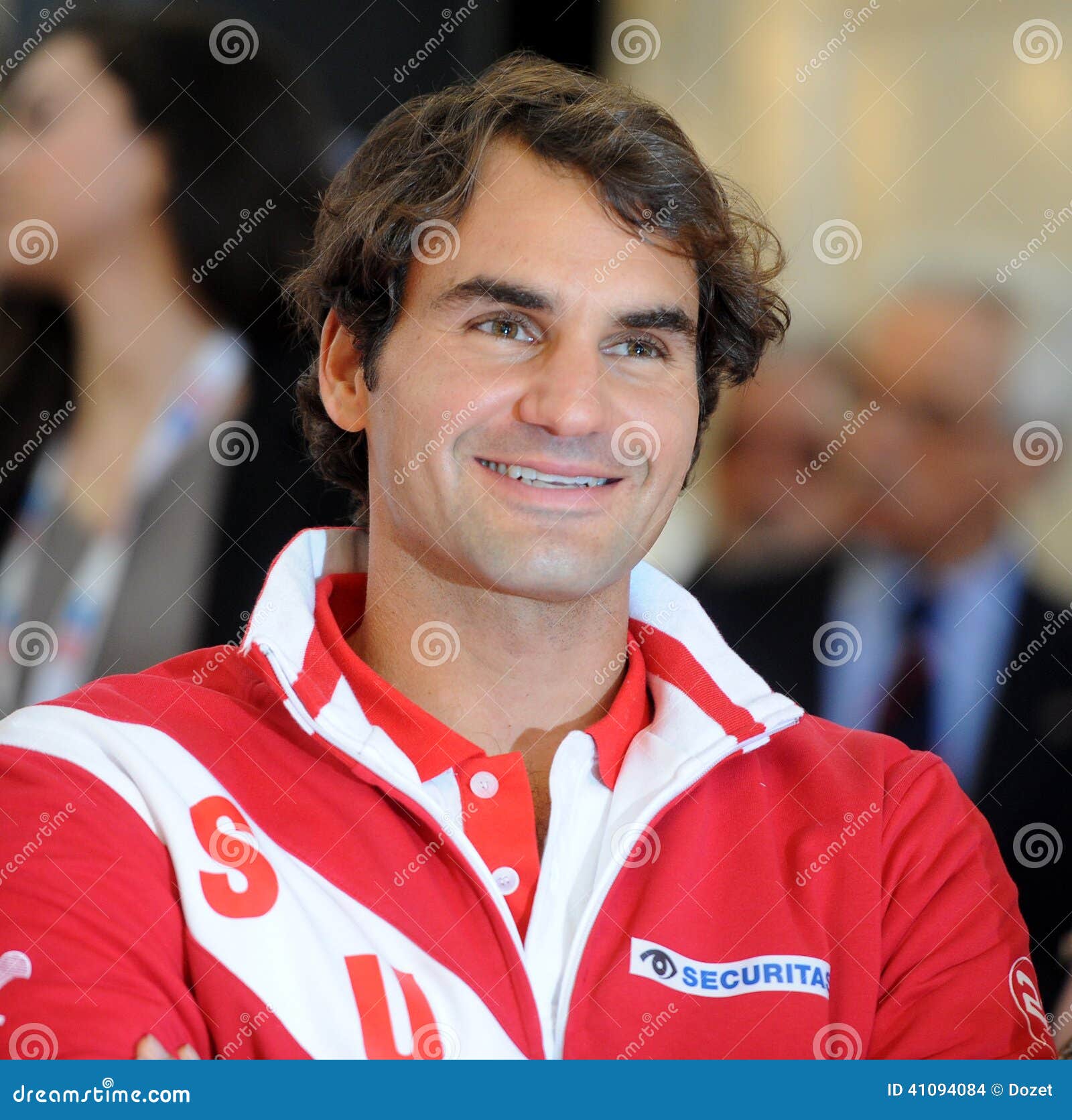 Roger Federer Portrait editorial stock image. Image of backhand - 41094084